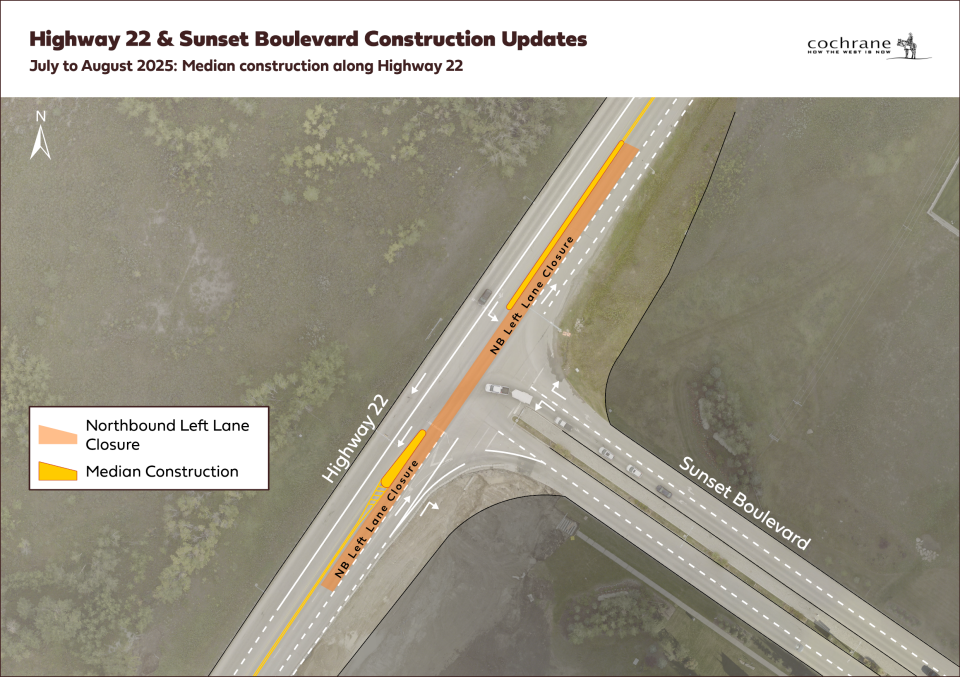 Highway 1A/22 Interchange | Town of Cochrane