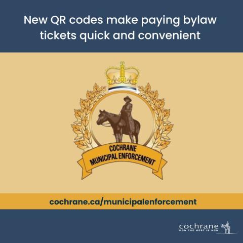Town of Cochrane introduces convenient QR code payment option for bylaw ...